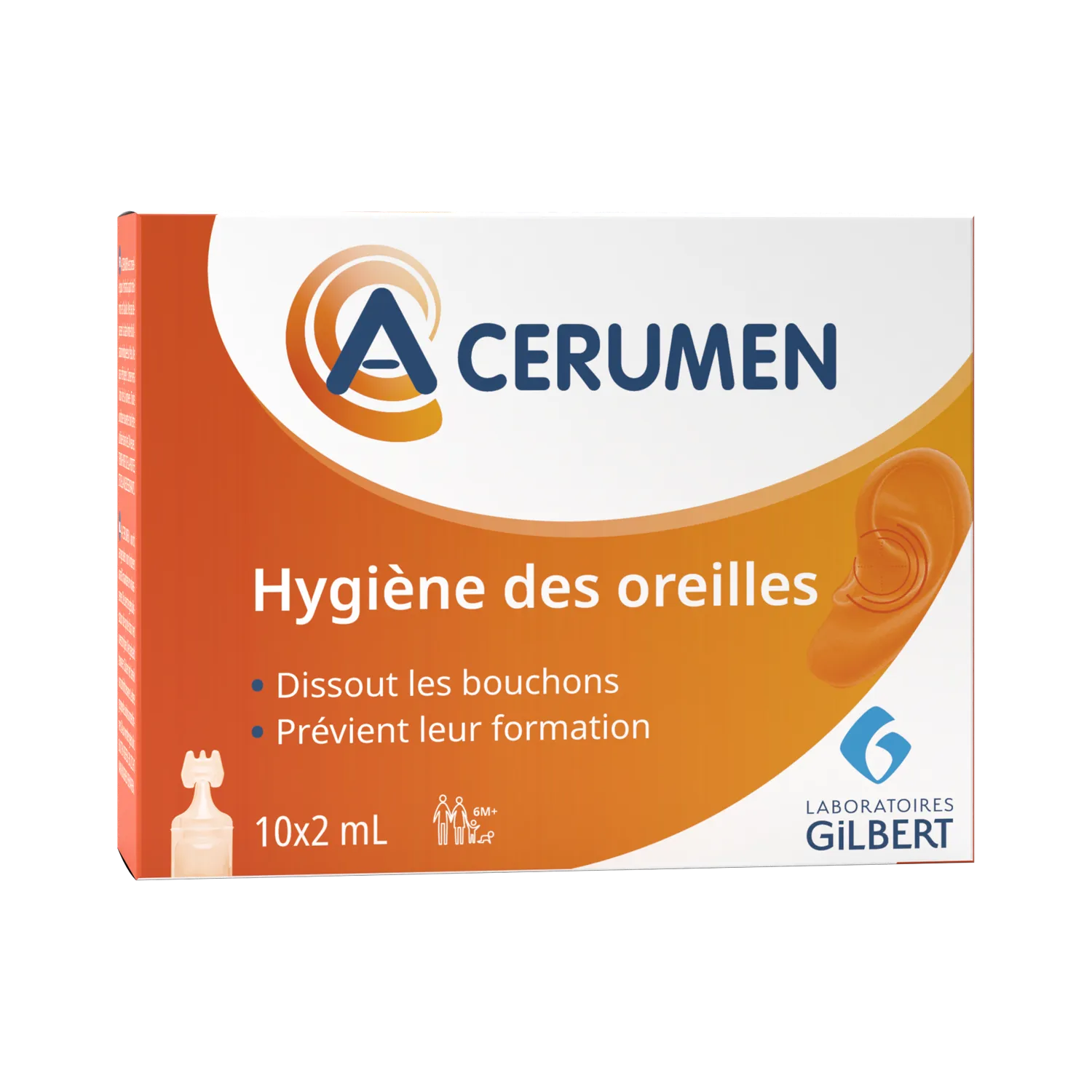 Hygiène des oreilles - 10 dosettes x 2 mL